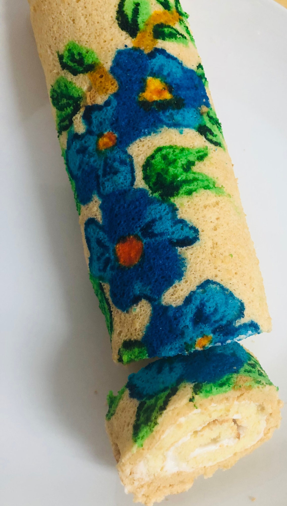 Vanilla Swiss Roll / Batik Swiss Roll - Etsy