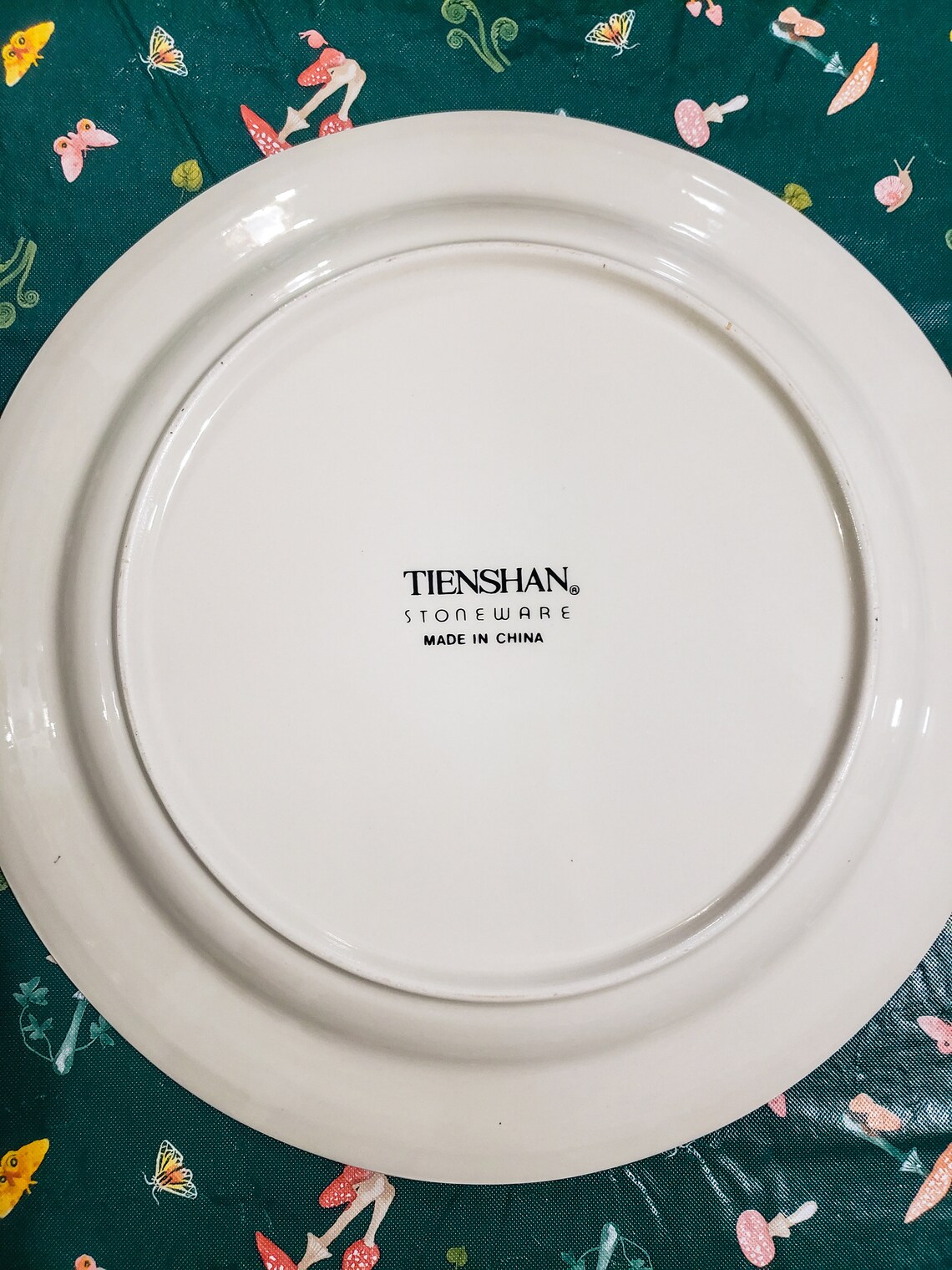 Tienshan Stoneware Aunt Rhody Serving Plate, Vintage Brickoven ...