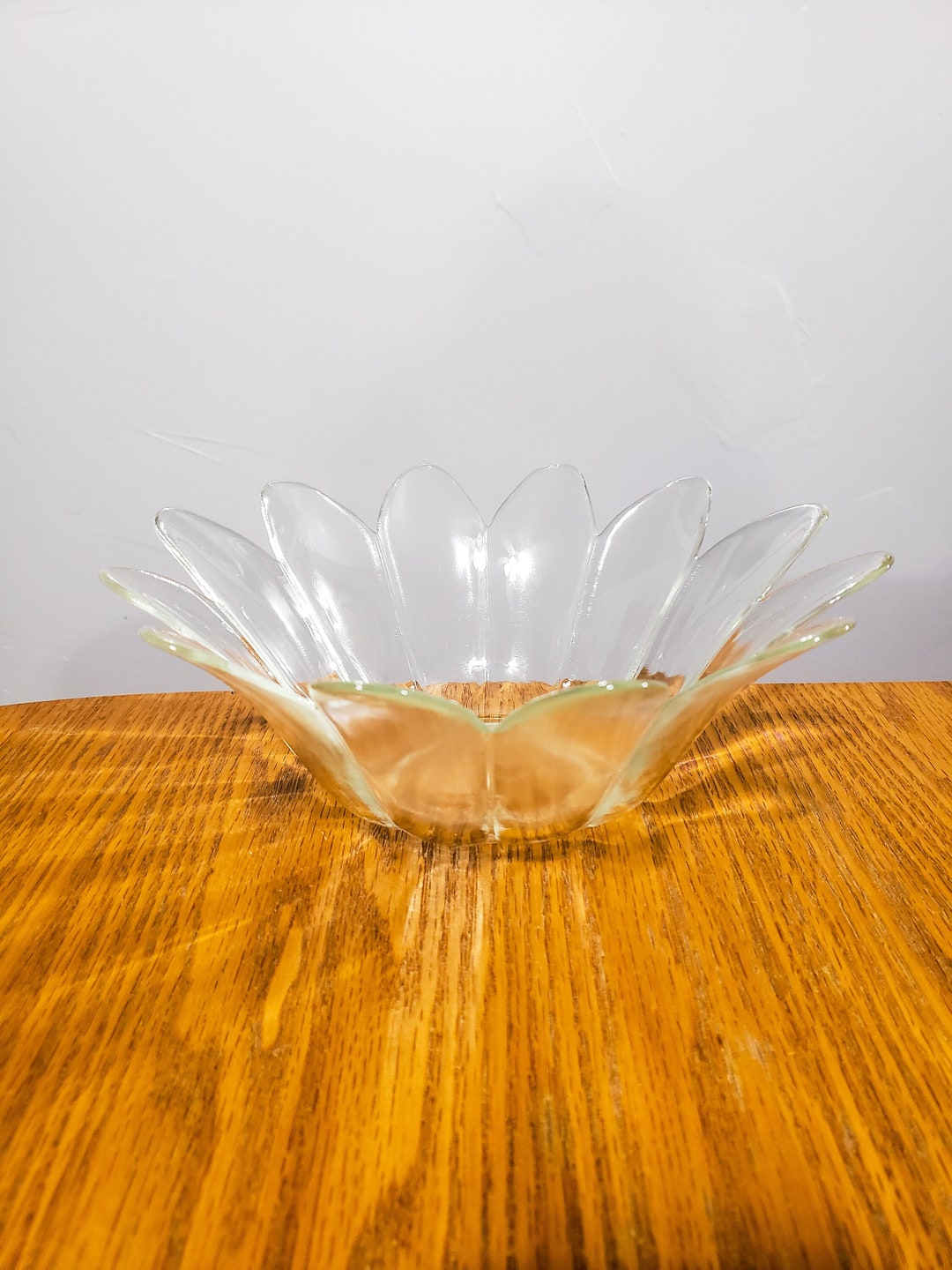 Vintage Daisy Bowl, Cottagecore Floral Glass Dish - Etsy