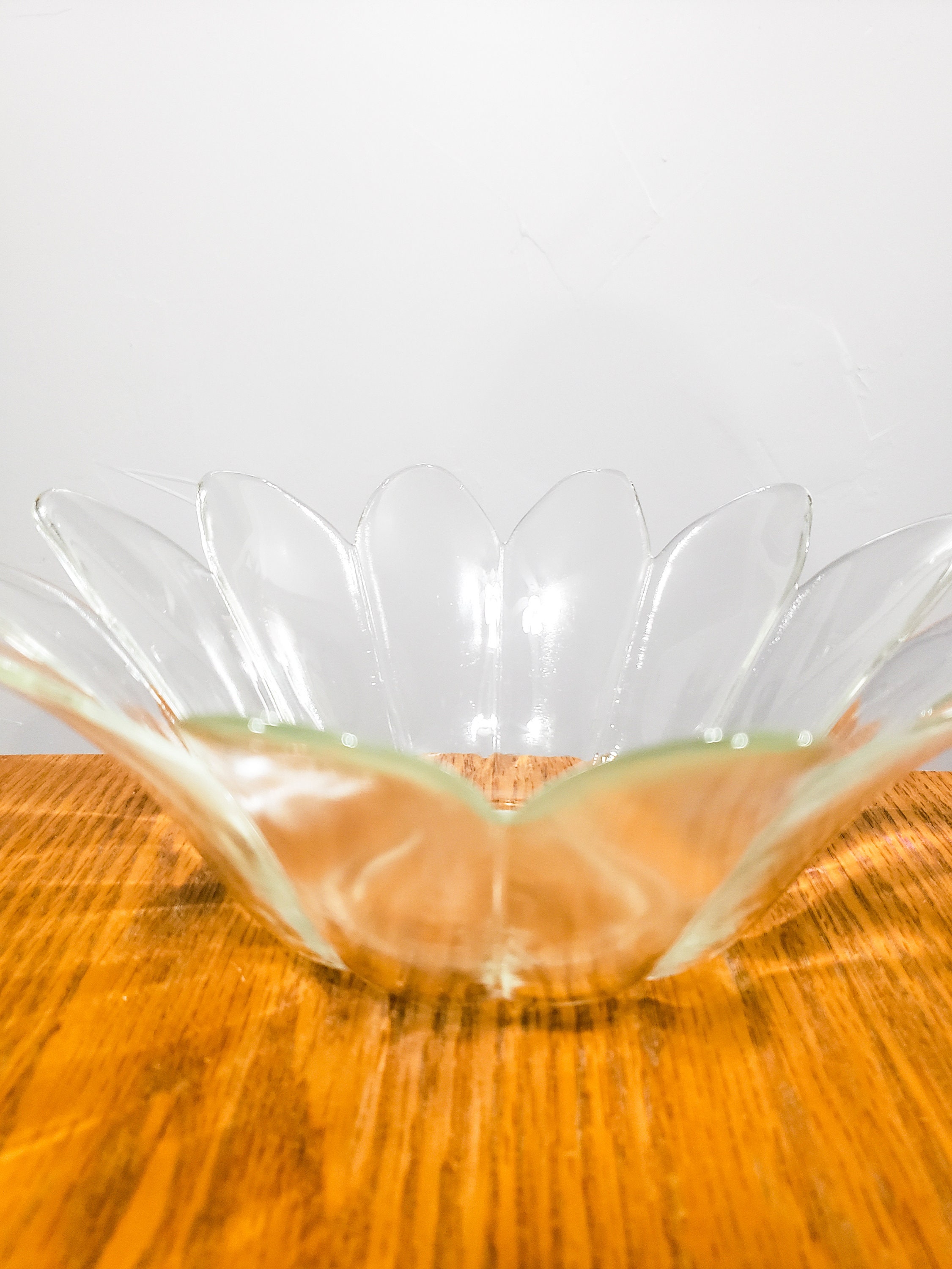 Vintage Daisy Bowl, Cottagecore Floral Glass Dish - Etsy