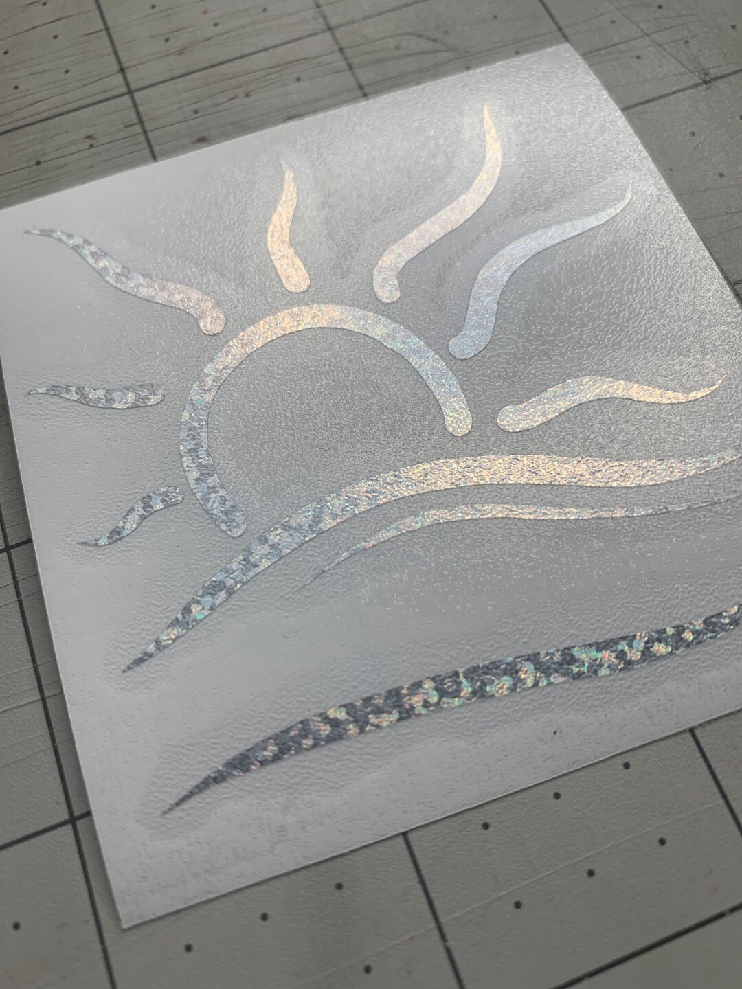 Naturist Symbol 2.5x 2.5 Silver Holographic Vinyl Transfer Decal - Etsy