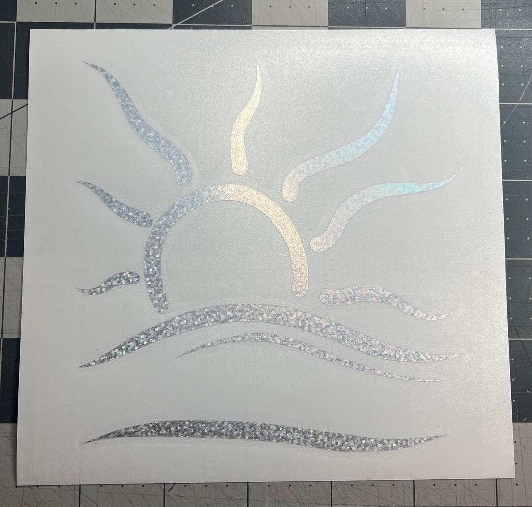 Naturist Symbol 5x 5 Holographic Vinyl Transfer Decal - Etsy