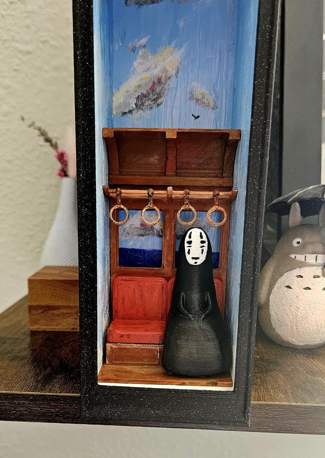 Book Nook, Studio Ghibli No-face - Etsy