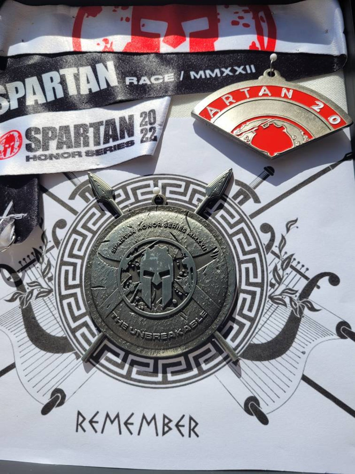 Spartan Race Display Box for Single & Multiple Medal Spartan Logo ...