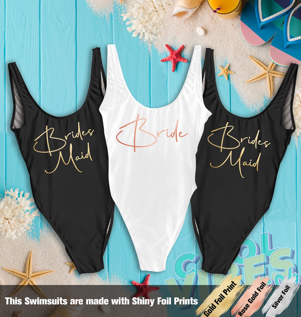 Bachelorette Swimsuits Bridesmaid Swims Bachelorette Party Etsy