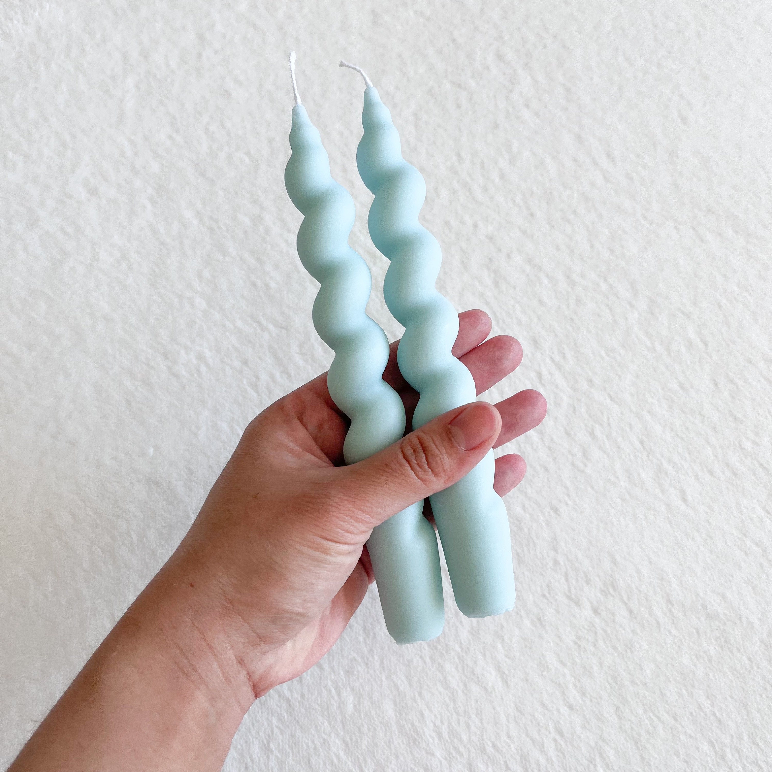 Twirl Candle Twist Candle Swirl Candle Pillar Candle - Etsy