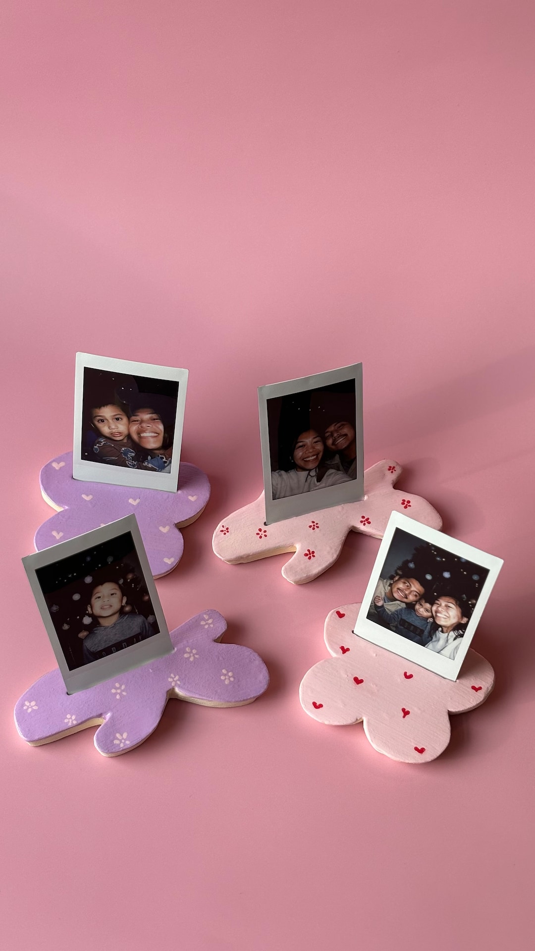 Polaroid Holder, Photo Holder, Hand-shaped Air Dry Clay - Etsy