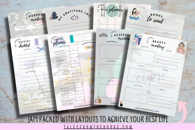 Digital Undated Planner Lily Pad Theme Ultimate Printable - Etsy
