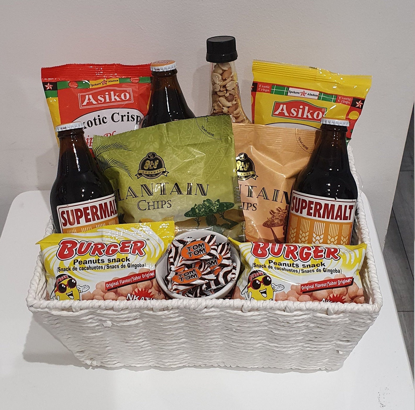 African Snacks Food Gift Hamper Plantain Chips Chin Chin | Etsy