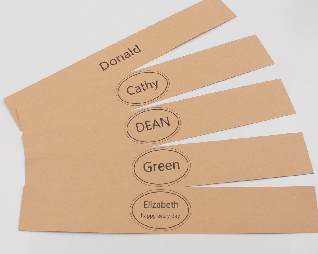 Personalized Kraft Brown Paper Labels ，custom Sock Labels - Etsy