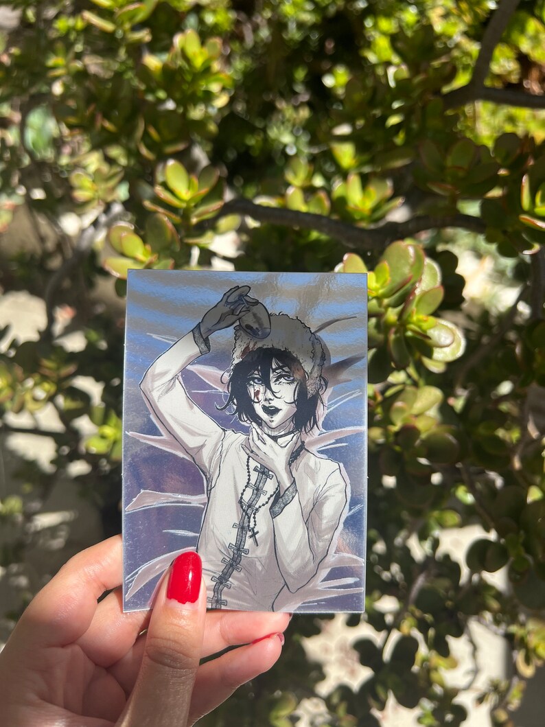 Bungo Stray Dogs BSD Fyodor Dostoevsky mirror Reflective Sticker - Etsy