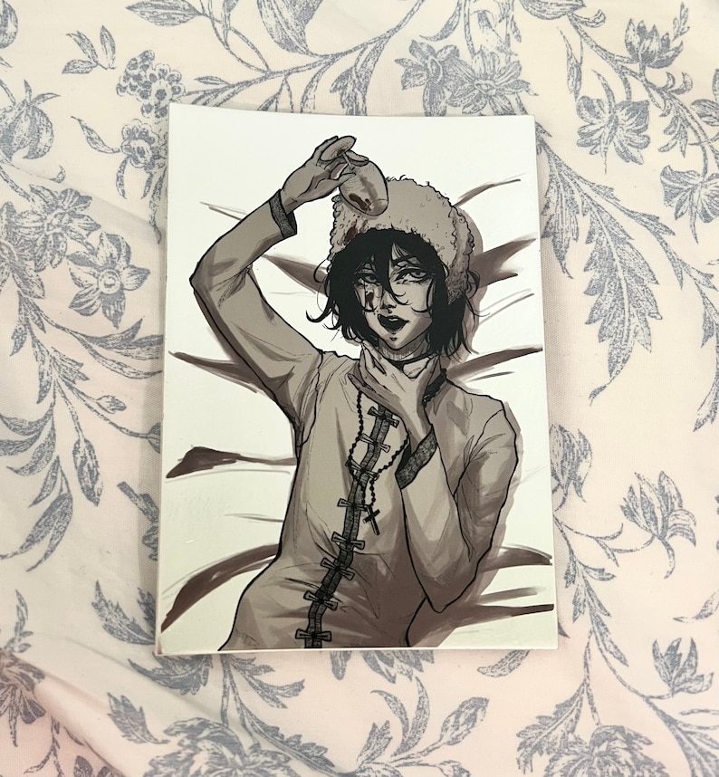 Bungo Stray Dogs BSD Fyodor Dostoevsky mirror Reflective Sticker - Etsy