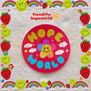 Hope World Sticker - Etsy