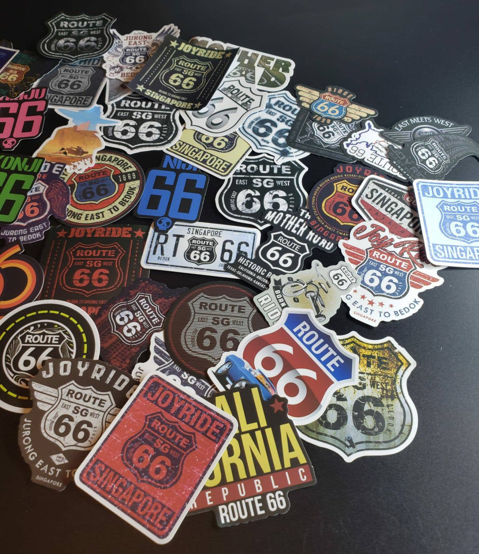 50 Pack Route 66 Stickers Vinyl Stickers Hard Hat Decal Car - Etsy