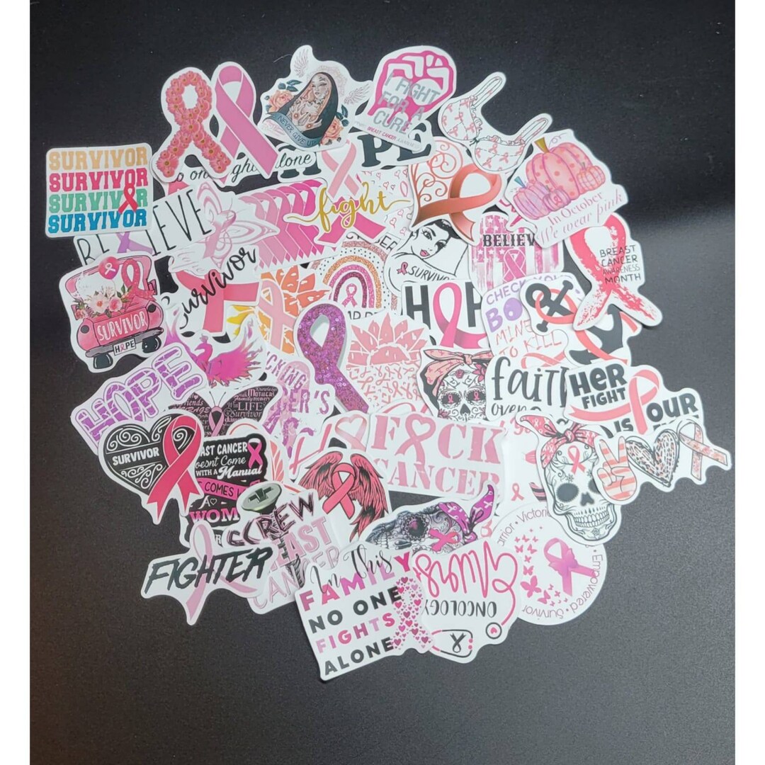 Breast Cancer Awareness Hard Hat Decal Car Decal Coffee Cup Decal ...