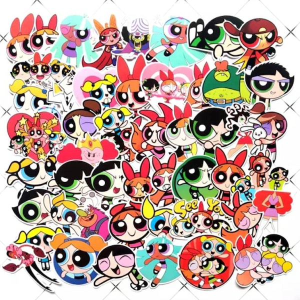 Powerpuff Girls Sticker - Etsy