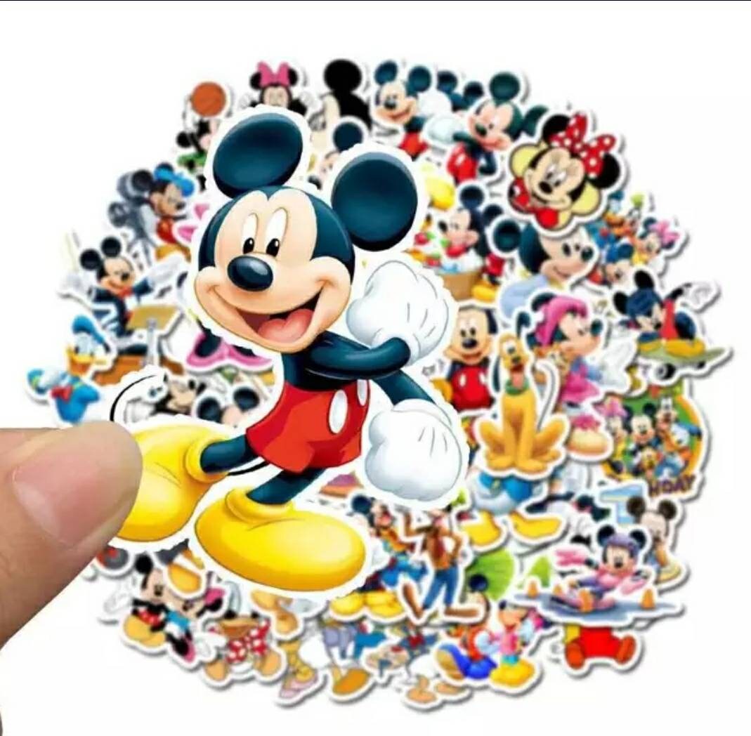 50 pack Mickey Mouse stickers vinyl stickers hard hat decal | Etsy