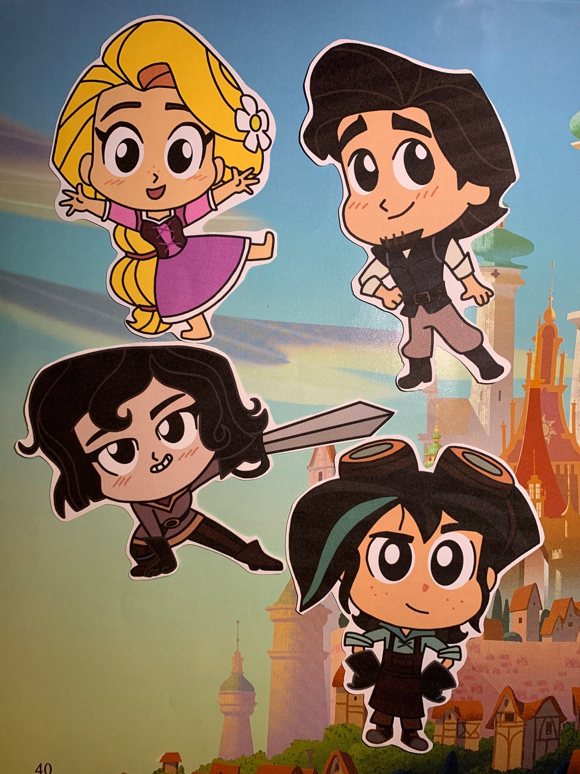 Tangled: the Series Chibi Stickers - Etsy