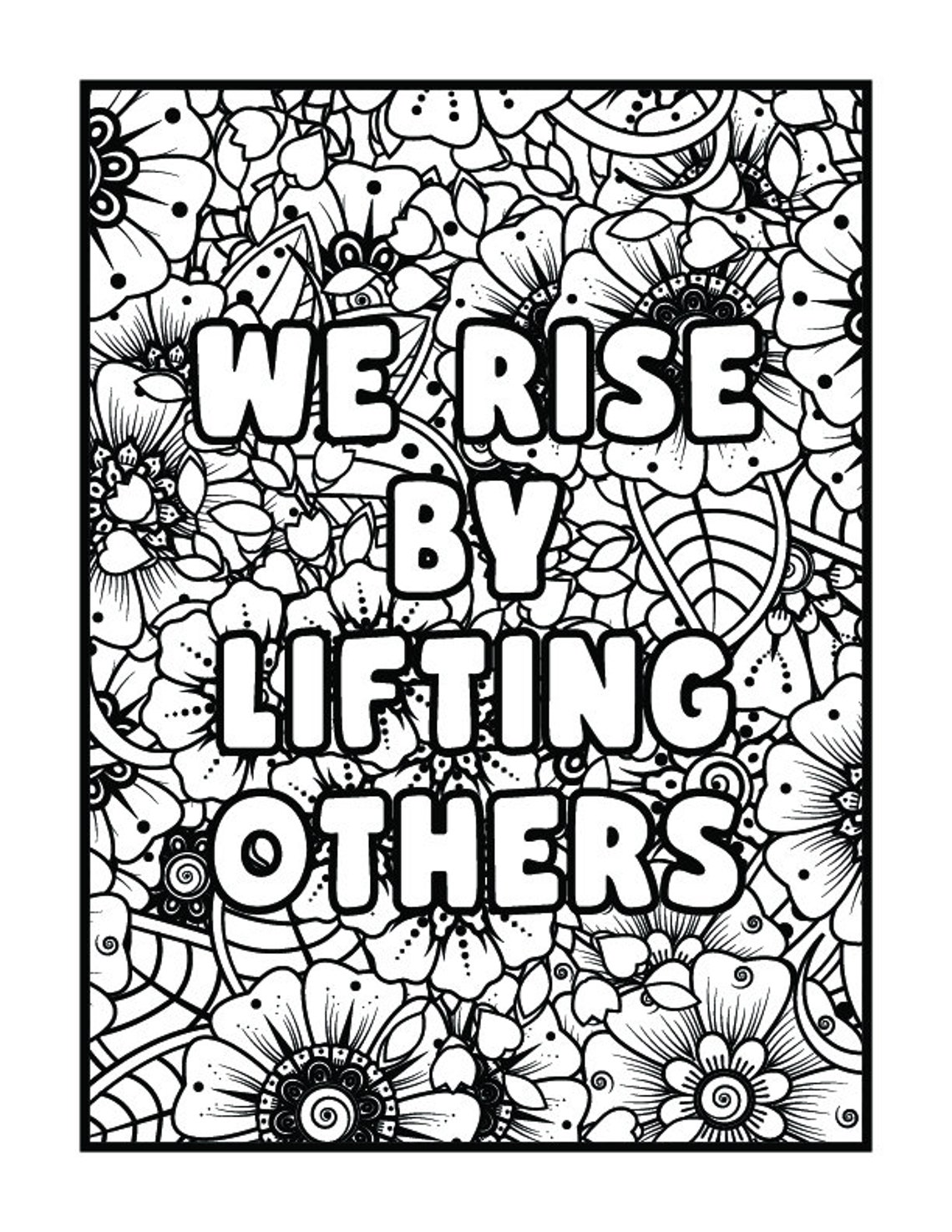 17 Motivational Coloring Pages - Etsy