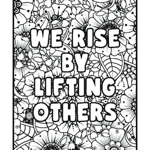 17 Inspiring Coloring Pages - Etsy