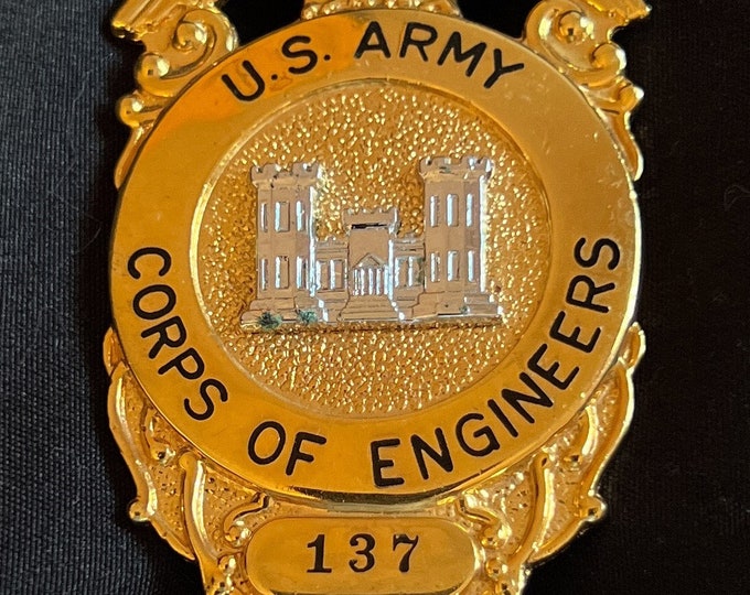 U.S. Army Corps of Engineers Badge Ranger Badge Police Badge Natural ...