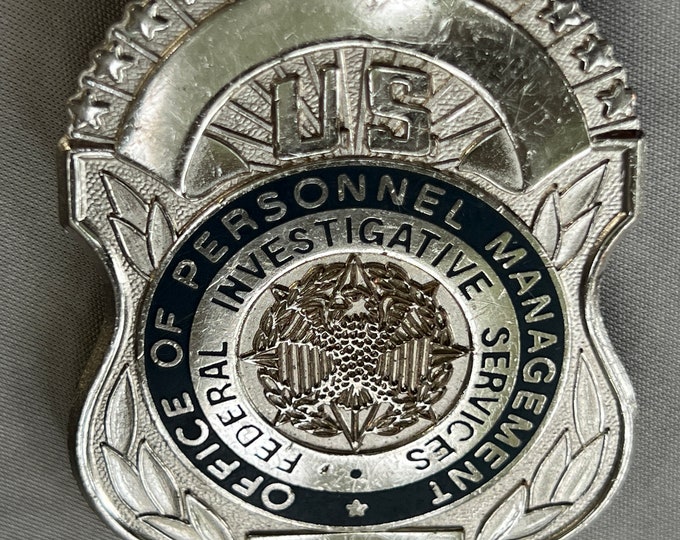 U.S. Office of Personnel Management Investigator Badge Federal ...