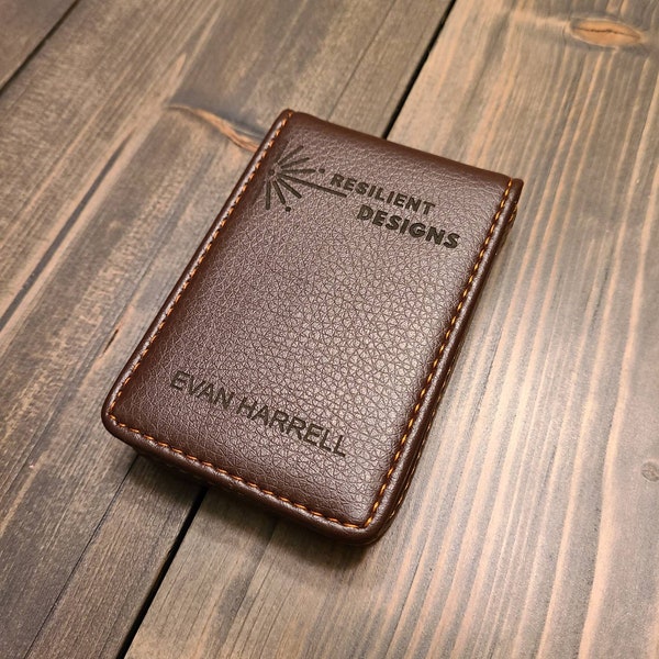 Leather Business Card Holder - Etsy