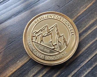 Custom Brass Challenge Coin, Decision Coin, Flip Coin, Souvenir Token ...