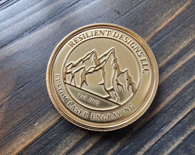 Custom Brass Challenge Coin, Decision Coin, Flip Coin, Souvenir Token ...