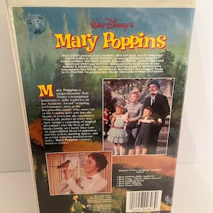 Vintage Walt Disney's Mary Poppins VHS - Etsy