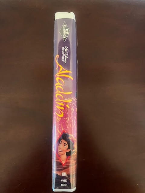 Vintage Walt Disney Classic Aladdin VHS Tape - Etsy
