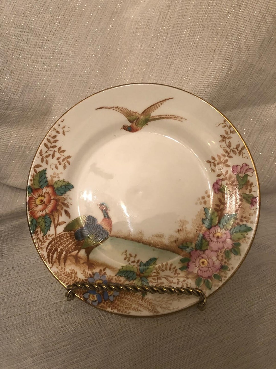 Antique Sutherland Bone China Plate - Etsy