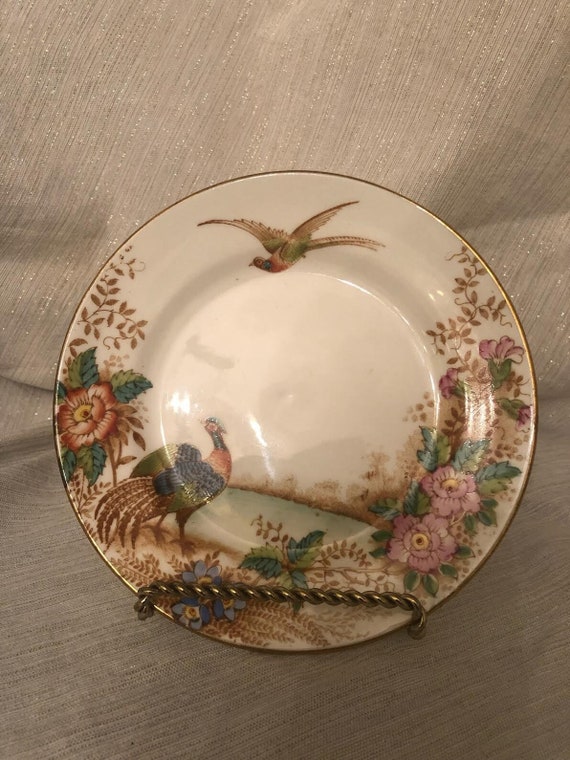 Antique Sutherland Bone China Plate - Etsy
