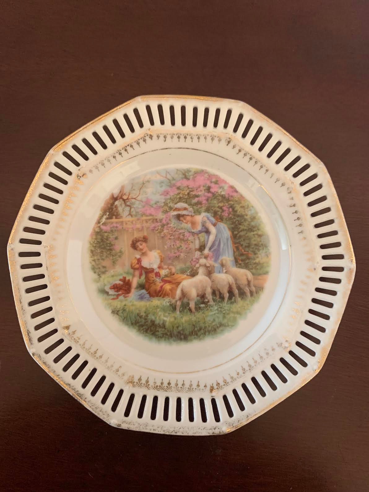 Bavarian Hand Painted Plate - Etsy