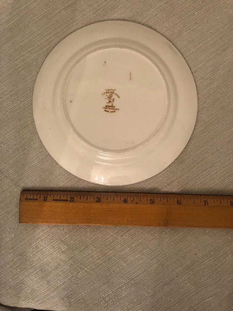 Antique Sutherland Bone China Plate - Etsy