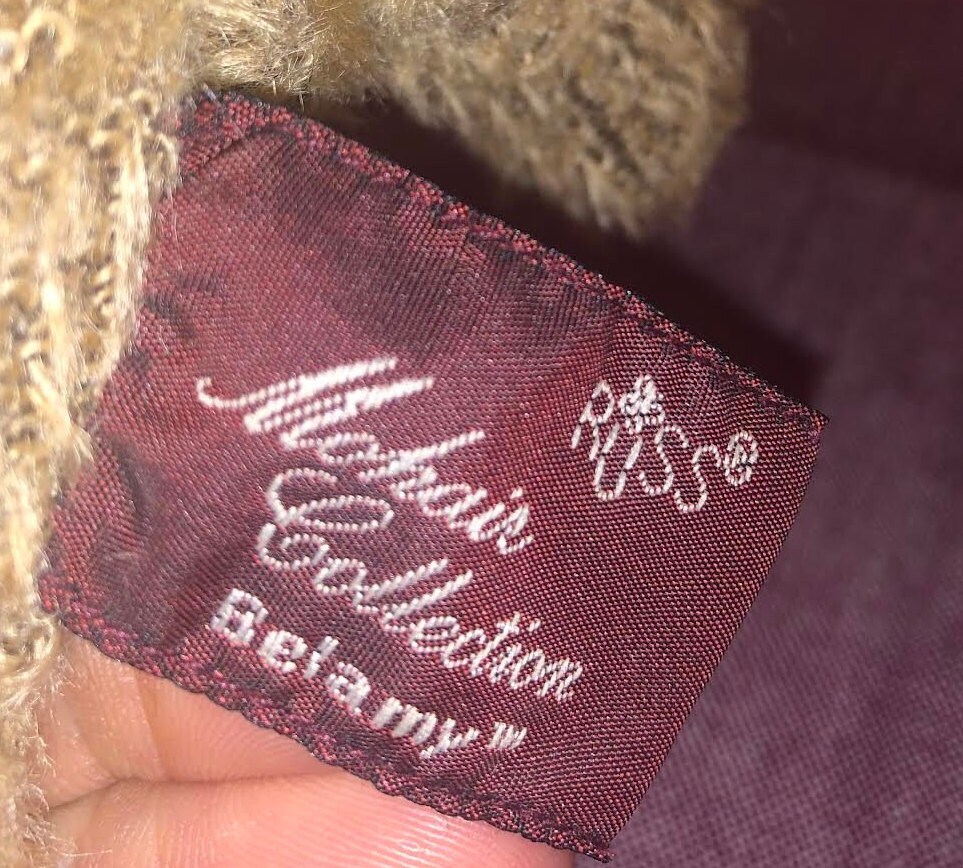 Limited Edition Mohair Belamy Russ Bear - Etsy