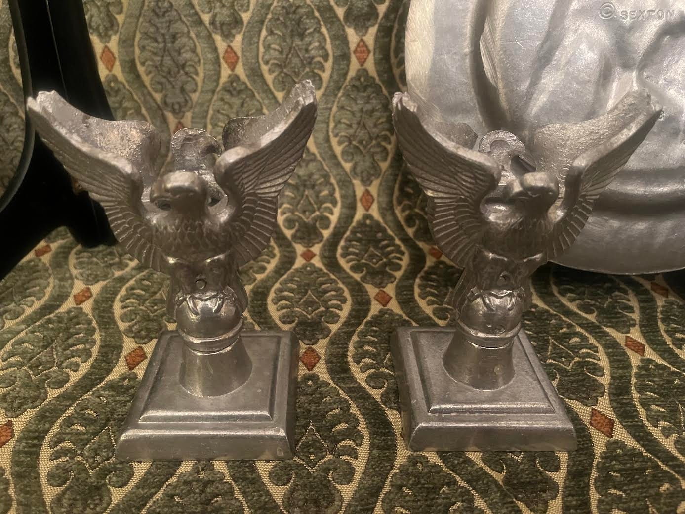 Sexton Great Moments in American History Pewter Plates and Candlestick ...