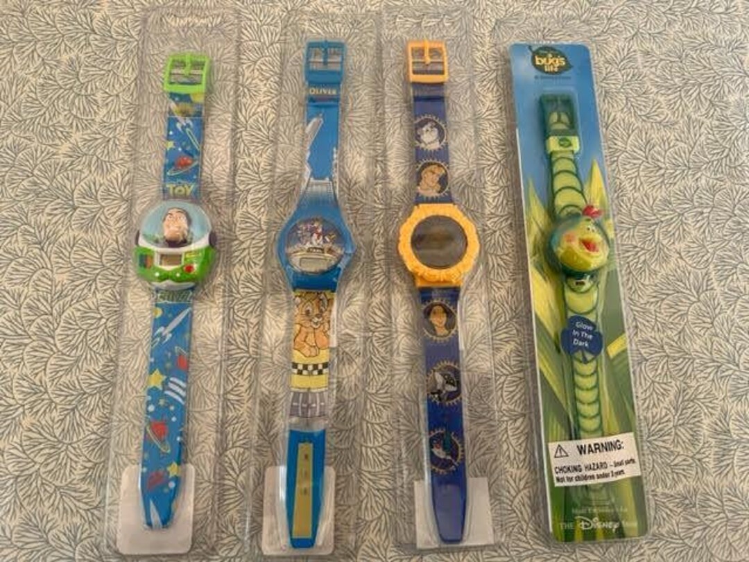 Four Classic Disney Watches - Etsy