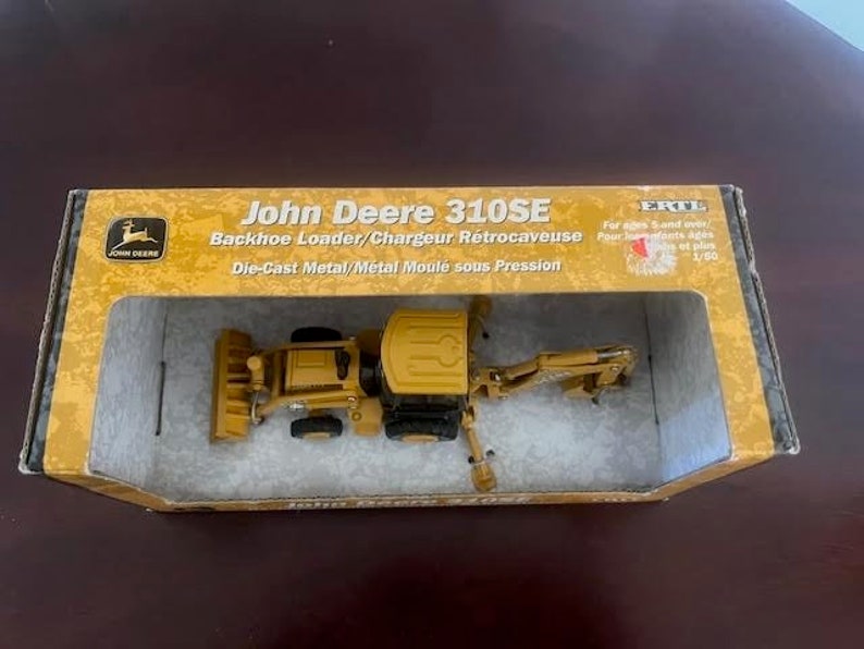 ERTL John Deere 310SE Backhoe Loader Die-cast 1/50 Scale - Etsy