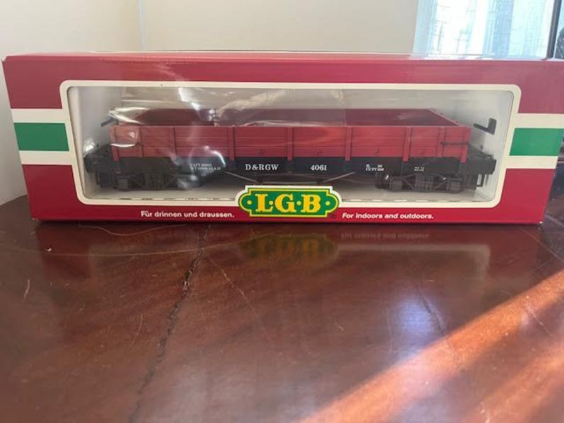 LGB 40610 Denver and Rio Grande Western Low Side Gondola G Gauge - Etsy