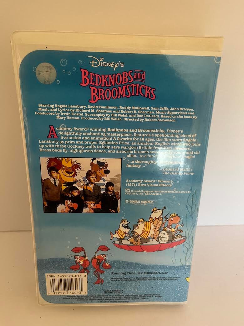Walt Disney's Bedknobs and Broomsticks Classic VHS - Etsy