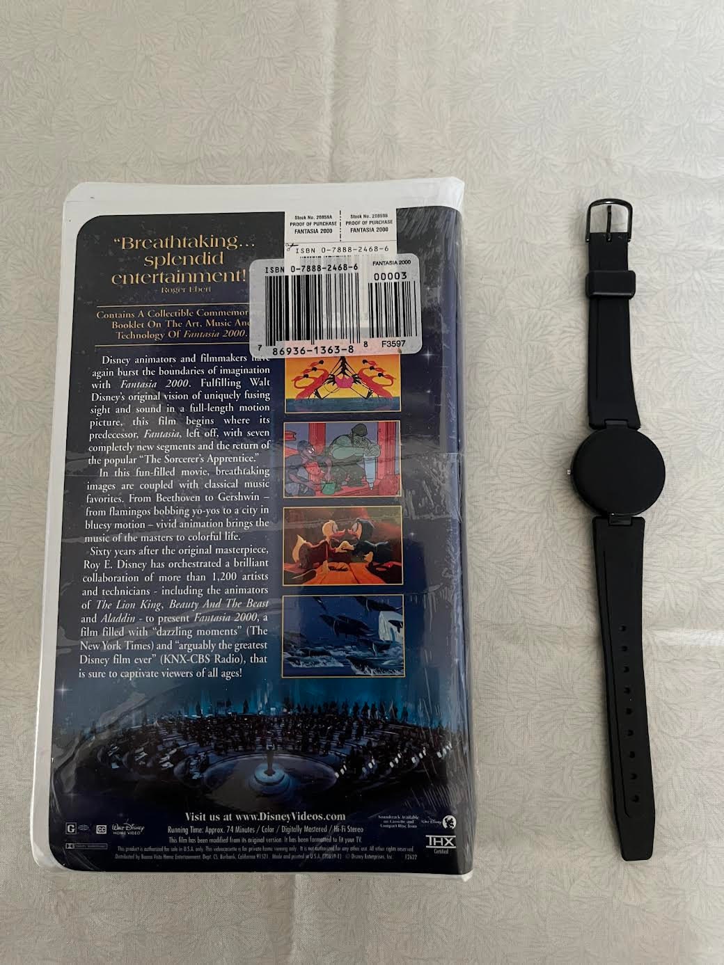 Walt Disney's Fantasia 2000 Sealed and Collectible Watch - Etsy