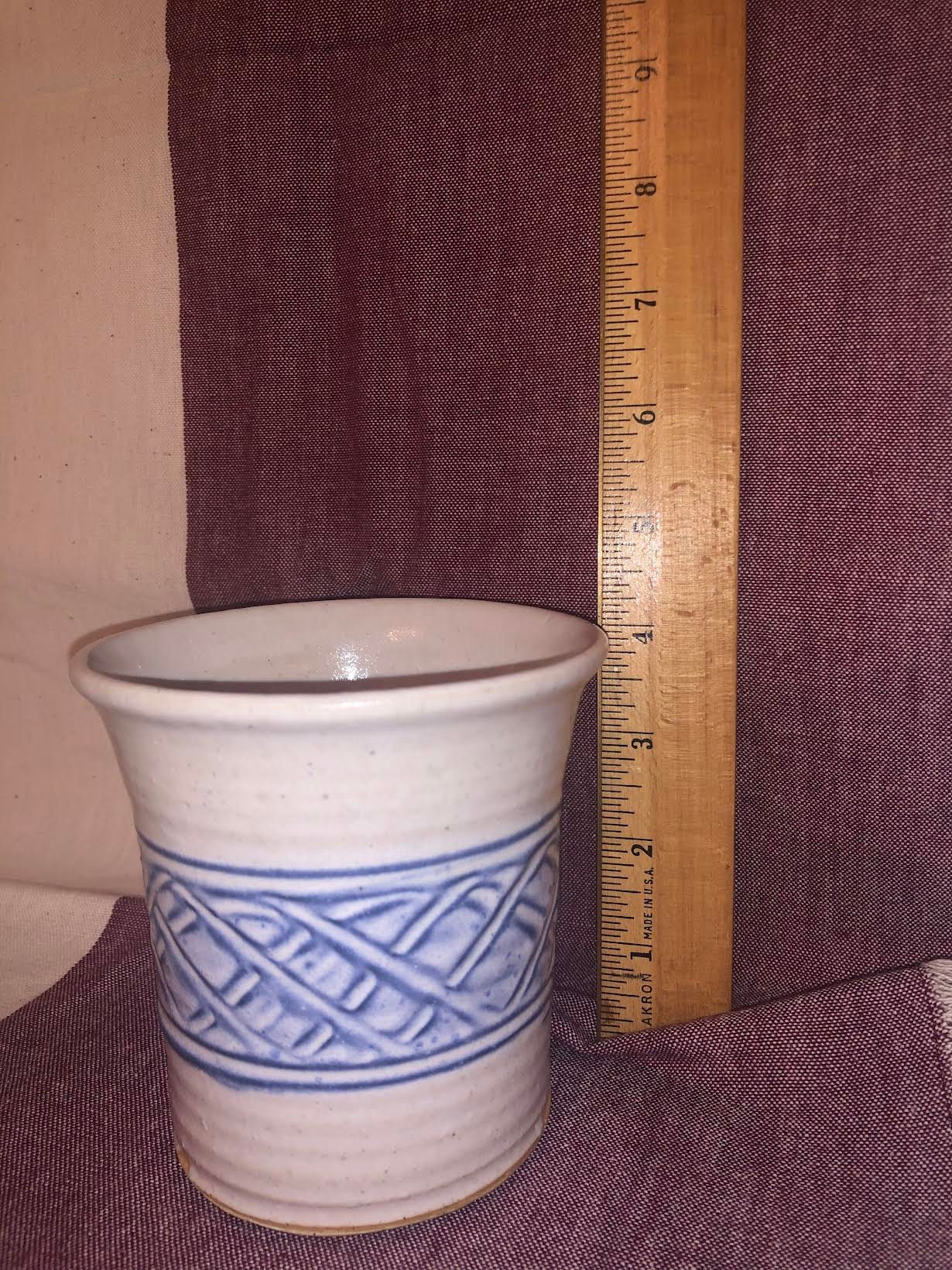 Tom Reitz Salt Glazed Pottery Vase - Etsy