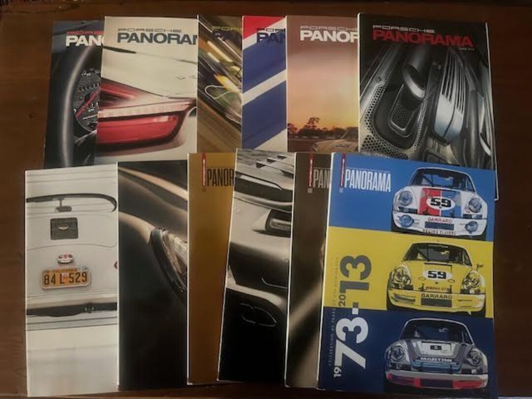 12 Issue Porsche Panorama Magazine Collection - Etsy