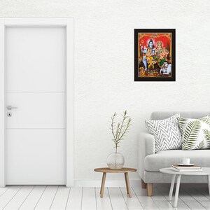 Shiv Family Photo Frame - Etsy