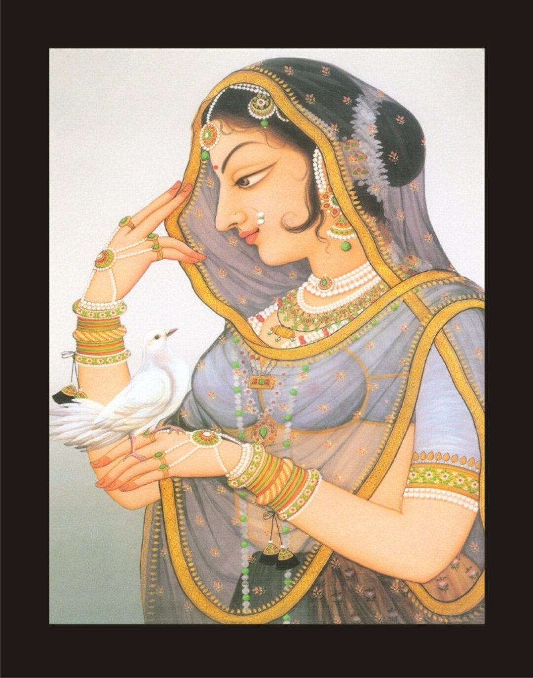 Rajasthani Multi Color Banithani Painting for Home Decor - Etsy