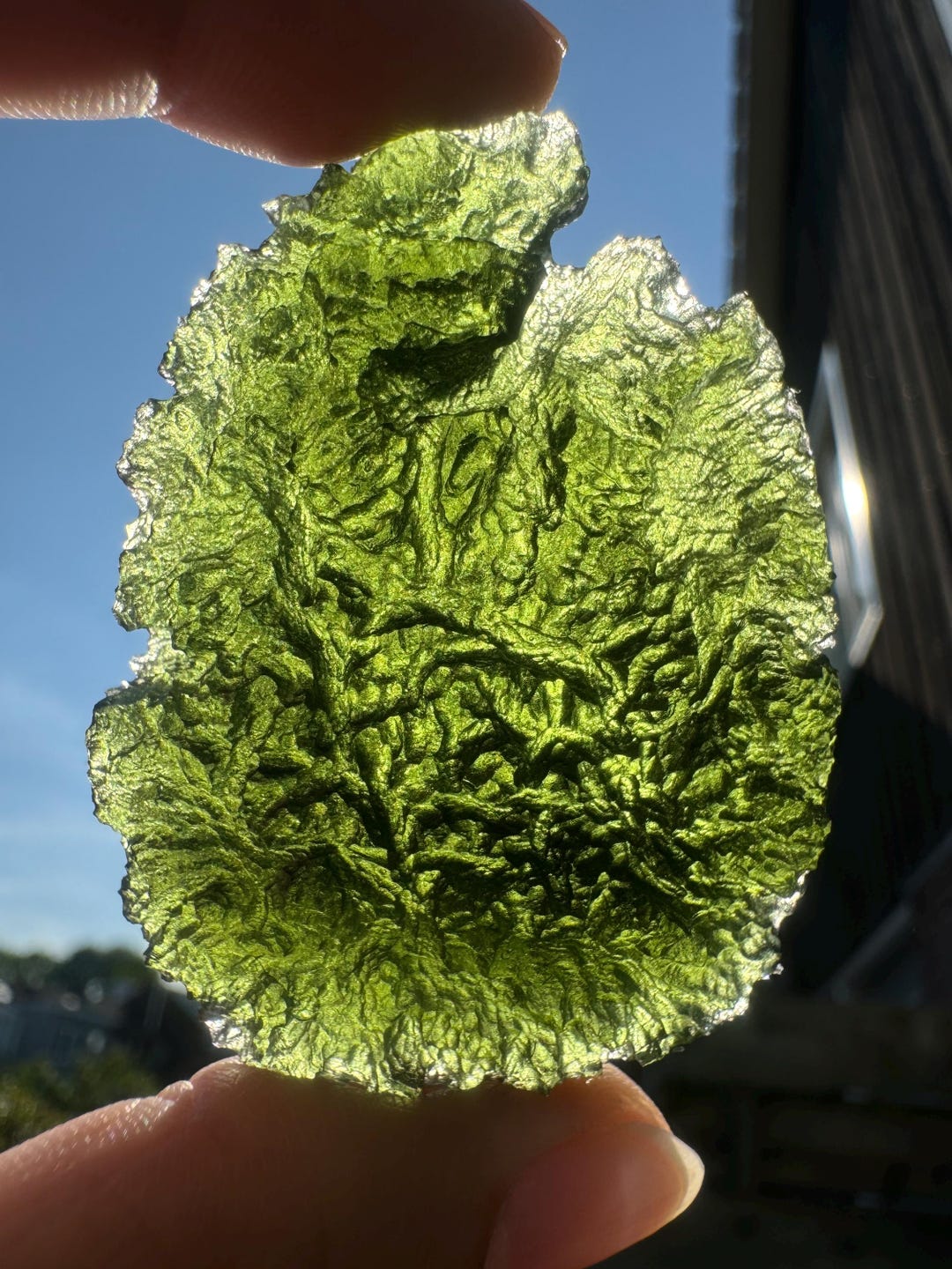Extra Large Moldavite Chlum Beautiful Green Color 39.45 Grams AAA ...