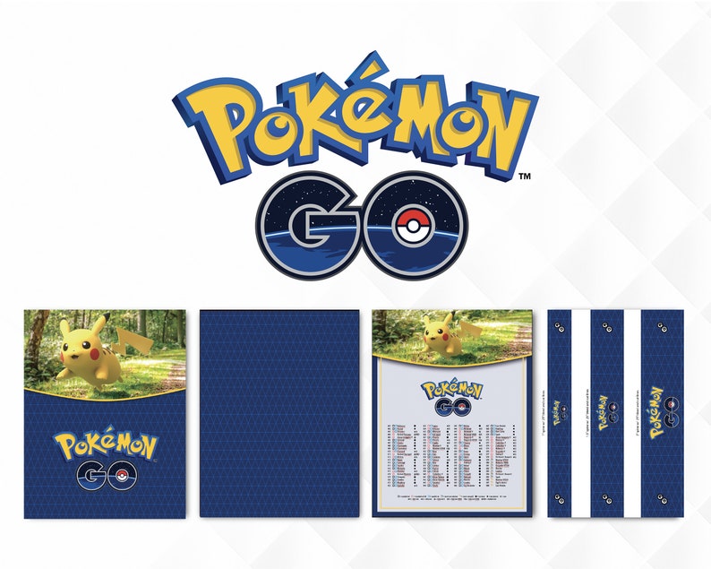 Sword & Shield | Pokemon Go - Binder Label Collection - Cover, Back ...