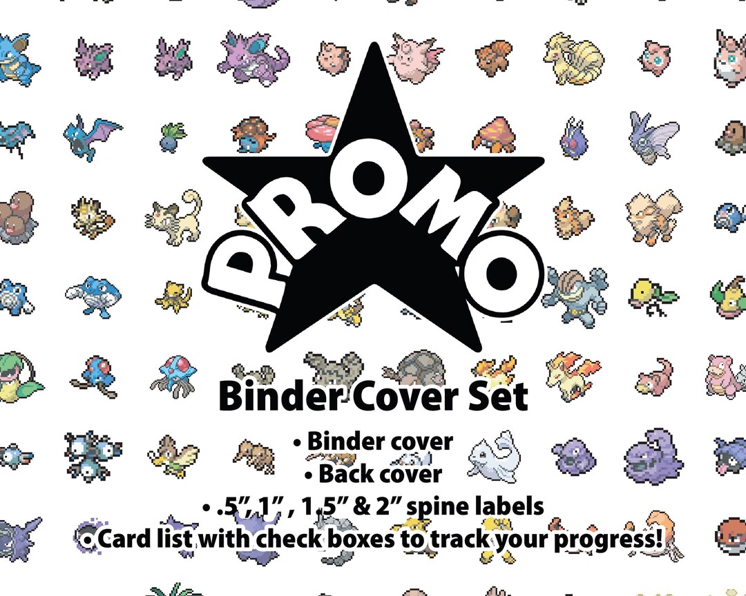 WOTC | Promo Cards - Binder Cover Set - Cover, Back Cover, Spine and ...