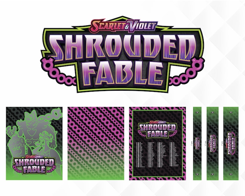 Scarlet & Violet | Shrouded Fable - Binder Label Collection - Cover ...